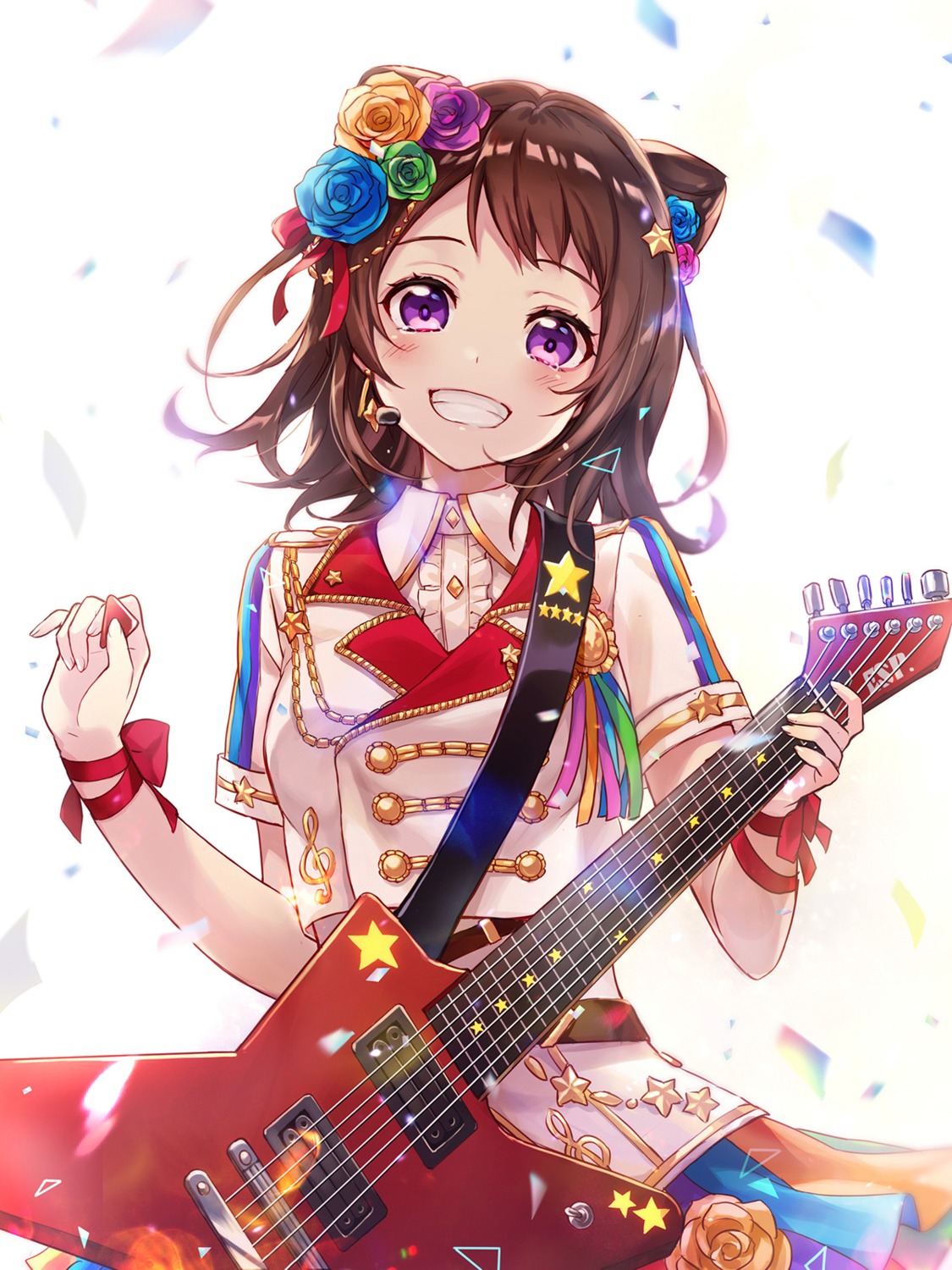 iku♥1539 bang dream! toyama kasumi guitar | #522535 | yande.re
